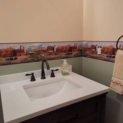 Hydrangea Baskets Crocks Wallpaper Border Ac4389bd - Etsy