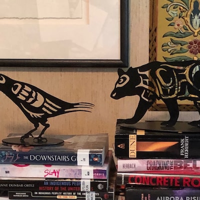 First Nations Native Steel Cut Baby Raven - Etsy