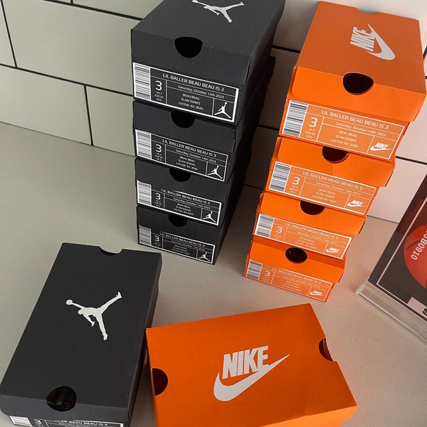 Shoe Box SVG Template Label, Editable Shoe Box Label, Sneaker Box SVG ...