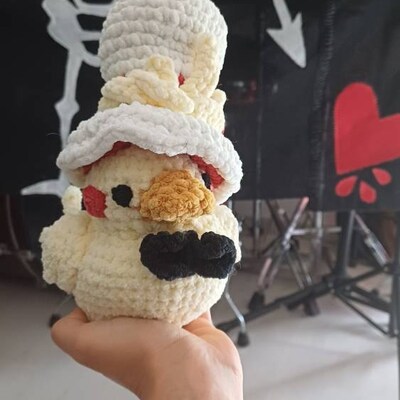 Lucifer Rubber Ducky, Hazbin Hotel Crochet Pattern intermediate ...
