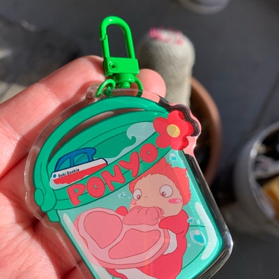 Bucket Ponyo Acrylic Keychain Studio Ghibli Ponyo - Etsy