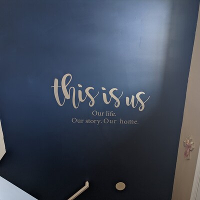 This is Us Our Life Our Story Our Home Family Quote Vinyl Wall Decal - Etsy