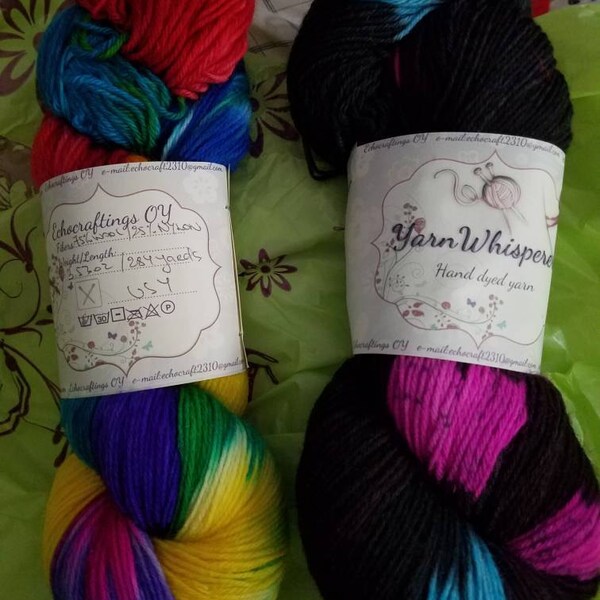 4 Skeins Gradient Alpaca Wool Yarn, Long Color Change Yarn, Ombre DK ...