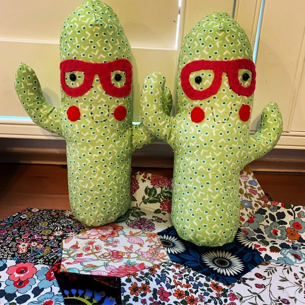 Cactus, Sewing Pattern, Pdf Pattern, Instant Download, Felt Flowers ...