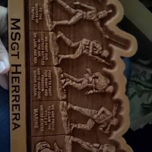 Digital Engraving File Fallen Soldier Honor 3D Illusion File for Wood ...