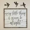Every Little Thing is Gonna Be Alright | Wood Sign | Wood Sign Sayings ...