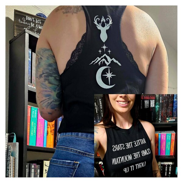 Licensed ACOTAR Azriel Workout Top, Azriel’s School of Flight, Illyrian ...