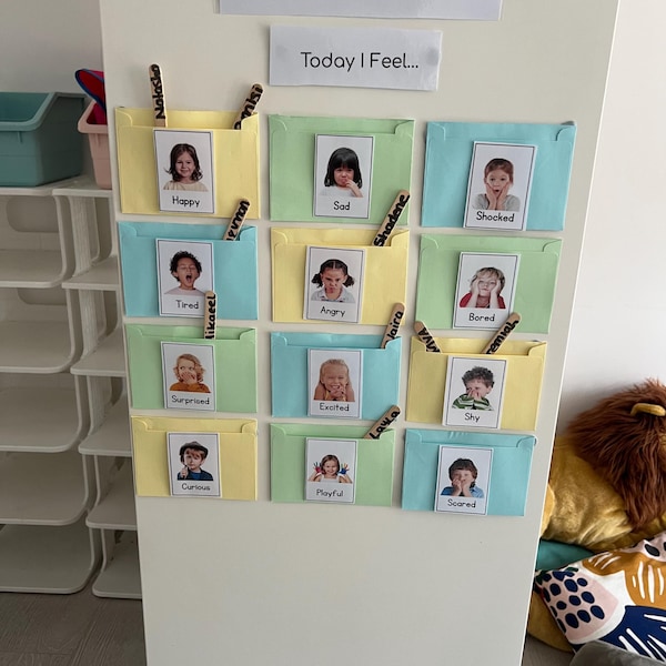 28 Photo Emotions Flashcards, Printable Feelings Flash Cards, Real ...