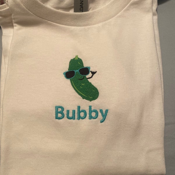 Cool Pickle - Machine Embroidery Design, Cucumber Embroidery Pattern ...