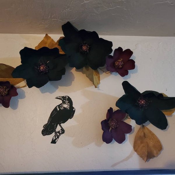 Raven Svg, Raven Silhouette Dxf, SVG for Cricut, Raven Clipart, Laser ...