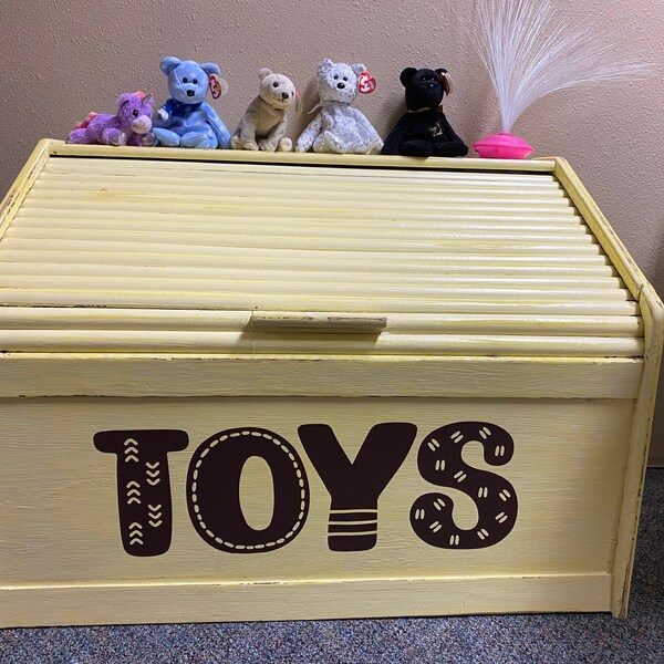 Toy Box Decal - TOYBOX NOT INCLUDED -toys Decal - Toybox Sticker - Toy ...