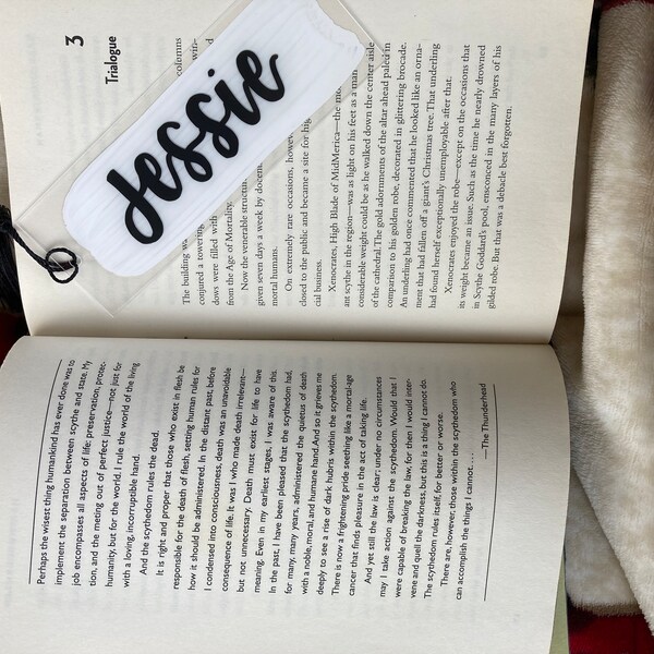 Name Bookmark | Customized | Acrylic - Etsy