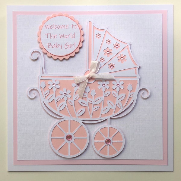 Pram, New Baby Paper Cut Svg / Dxf / Eps / Files and Pdf / Png ...