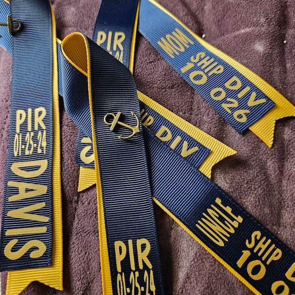 PIR Ribbons, NAVY Boot Camp Graduation Ribbons - Etsy