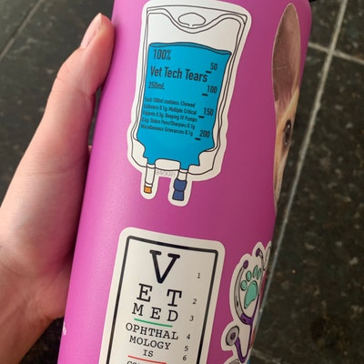 Vet Tech Tears Sticker IV Bag Sticker IV Fluids Sticker Vet Tech ...