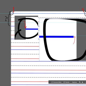 Traceable Capital Letters Alphabet Lined Paper Red Bottom, Blue Top ...