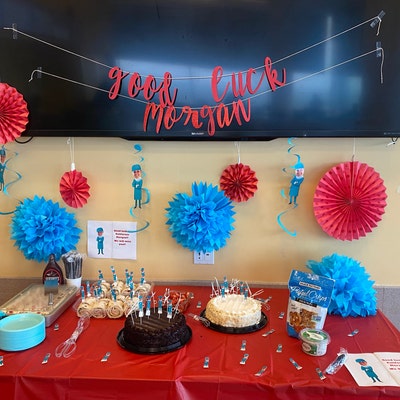 Custom Banner Good Luck, Custom Going Away Party Banner, Banners and ...