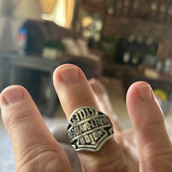 Harley Davidson Ring, Biker Ring, Motorcycle Ring, Silver Maker Jewelry ...