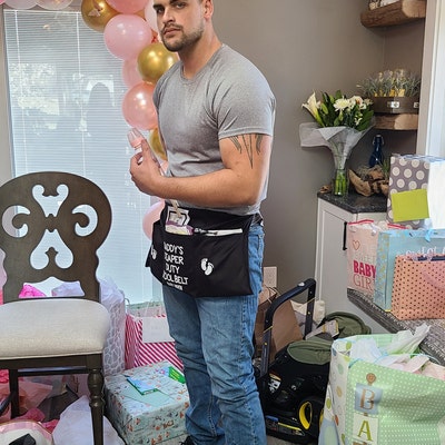 Daddy Diaper Duty Tool Belt New Dad Gift Baby Shower Dad Survival Kit ...