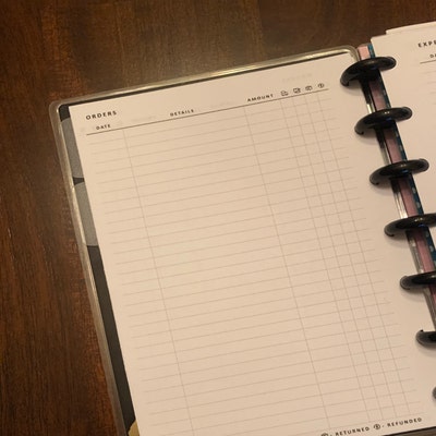 Order Tracker Printable Happy Planner Mini - Etsy