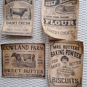 Quack Medicine Apothecary Bottle Labels, Digital Country Primitive ...