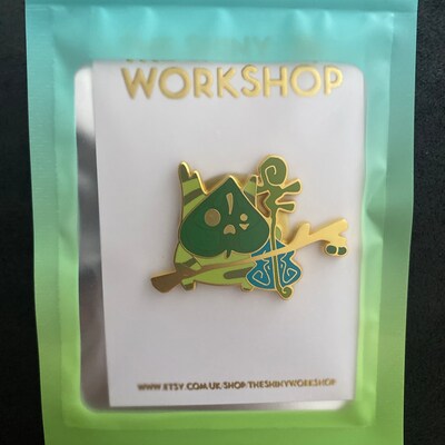 Korok Pin, Legend of Zelda Leaf Fashion, TOTK BOTW Style, Badge Metal ...