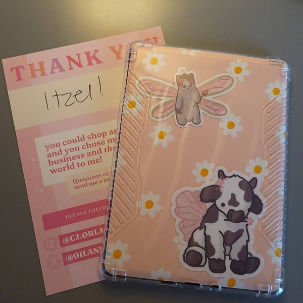 Original Art Cardstock Insert for Clear E-reader Case Fits Kindle ...