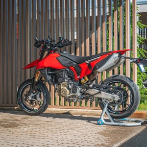 Reflective Motorcycle Wheel Stickers Decals Set Rim Tape Stripes Race ...