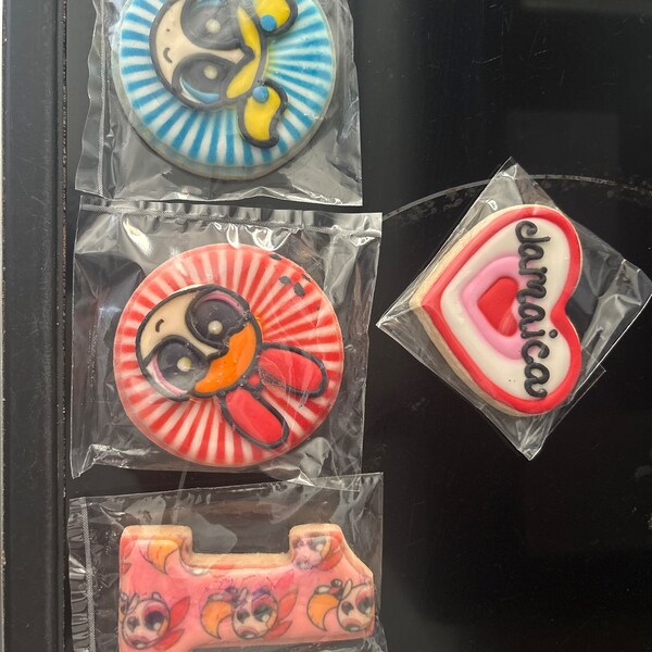 Power Puff Girls Sugar Cookies - Etsy