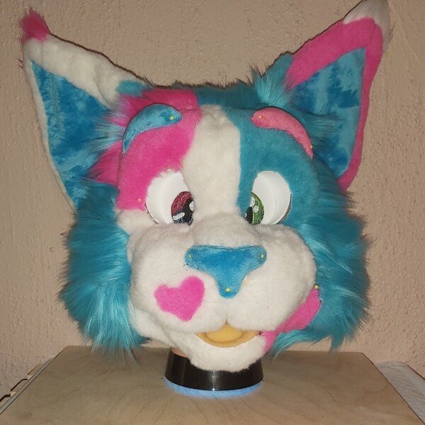 Fursuit Cat Nose Pattern & Tutorial Pickable Plush Feline Snout W ...