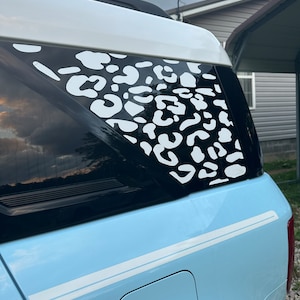 Leopard Cheetah Print Spots Rear Side Window Decals for 2021 Ford ...