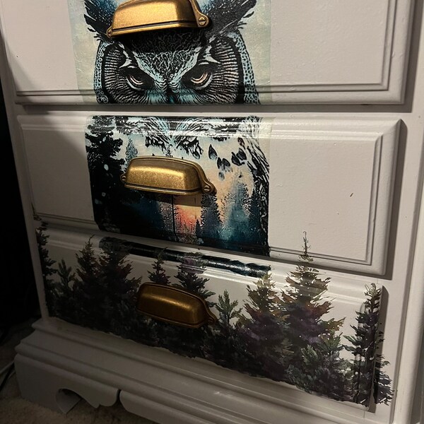 Decoupage A4 Image Rice or Washi Paper Free Shipping Moose - Etsy