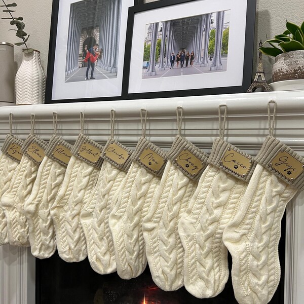 Family Christmas Stockings, Personalized Christmas Stocking, Monogram ...