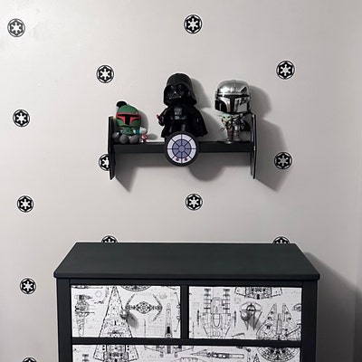 Tie Fighter Inspired Wall Shelf, Display Shelf, Star Wars Fan Gift ...