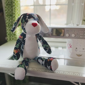 Stuffed Puppy Dog PDF Sewing Pattern & Tutorial / Stuffed Animal ...