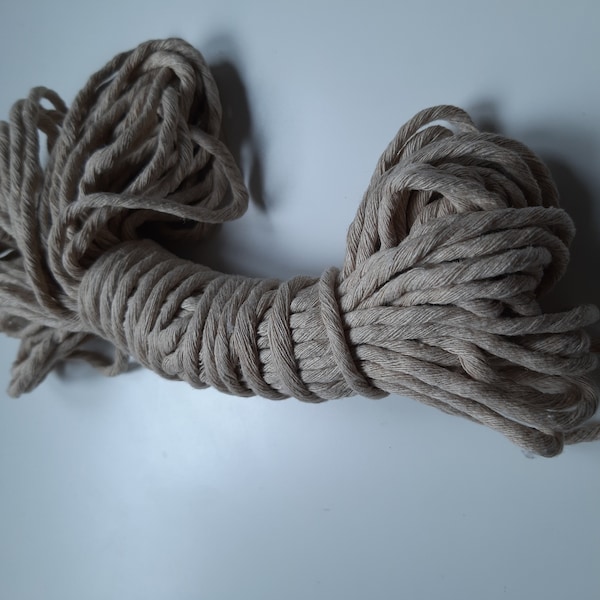4mm Macrame Cord, Single Strand - 20m, 50m, 100m, 300m - Recycled ...