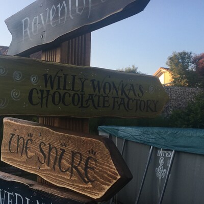 Directional Wedding Arrow Pack Fairytale Storybook Signpost Arrows ...