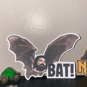 What We Do in the Shadows Vinyl Sticker or Magnet Laszlo bat - Etsy