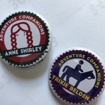 Adventure Companions Buttons 1.25 / 32mm Pin Back Badges/ Trixie Belden ...