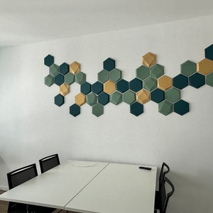 DECORATIVE AESTHETIC Sound Diffuser Wall Soundproofing Hexagon ...