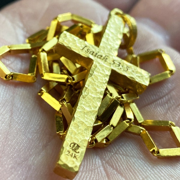 Sterling Silver Solid Inverted Petrine (cross of Peter) Pendant or ...