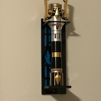 Lightsaber Wall Mount Vertical Lightsaber Stand Customizable Lightsaber ...