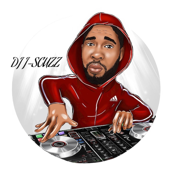 DJ Logo - Custom Portrait for Your Business Logo / Deejay Logo / Custom ...