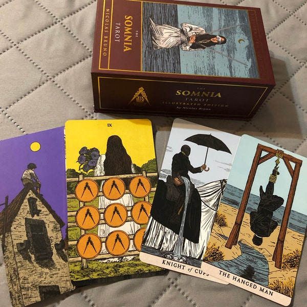 The Somnia Tarot: Illustrated Edition Deck by Nicolas Bruno - Etsy