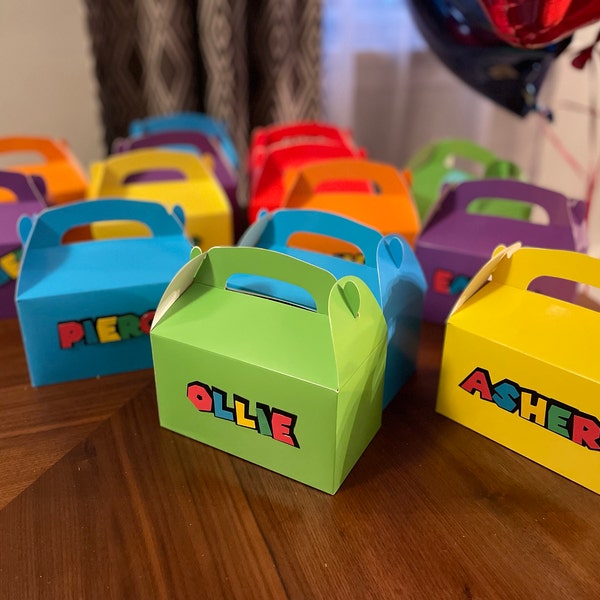 Mario Inspired Custom Name Tags - Etsy