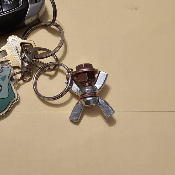 Nut and Bolt Key Chain | Custom Nut and Bolt Figure Key Chain ...