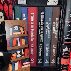 LIBRARY CARD BOOKMARK Personal Book Reading Tracker Bookmark Reading ...