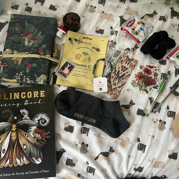 Cottagecore Book Box: Mystery Book, Mushroom Decor & Spiced Tea - Etsy