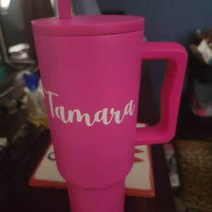 Trek Tumbler Name Decal, Customized Name Decals for 40 or 30 Oz Simple ...