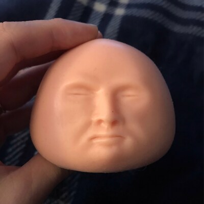 Silicone Human Faced Blob Stress Ball Squishy Toy - Etsy